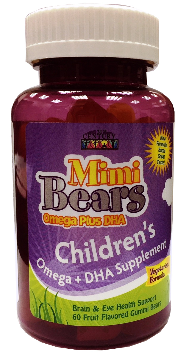 21st Century Mimi Bears Omega Plus DHA Chew 60's | New Country ...
