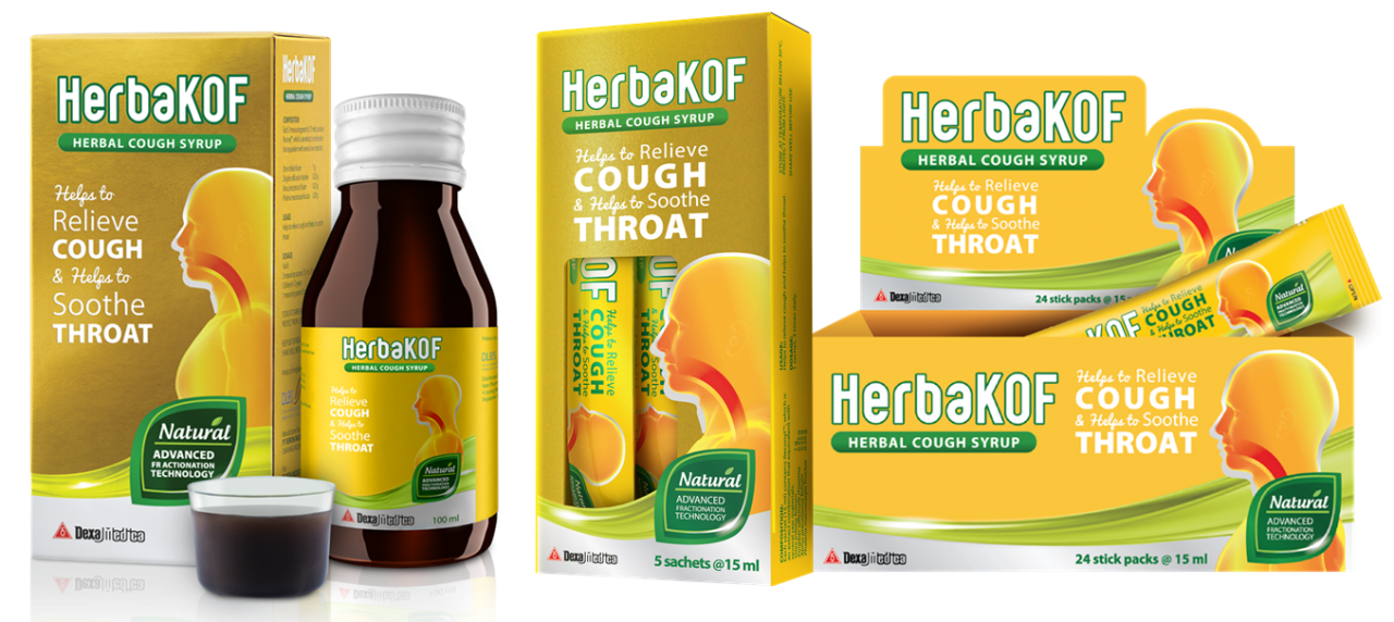 HerbaKOF - herbal cough syrup | Dexa Medica