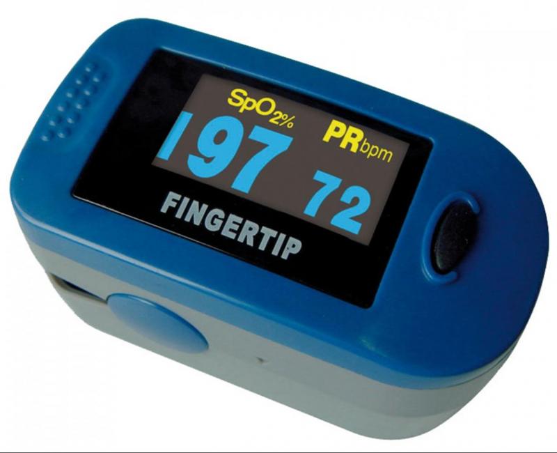 PULSE OXIMETER ADULT COLOR SCREEN WITH POUCH | HOLTEX
