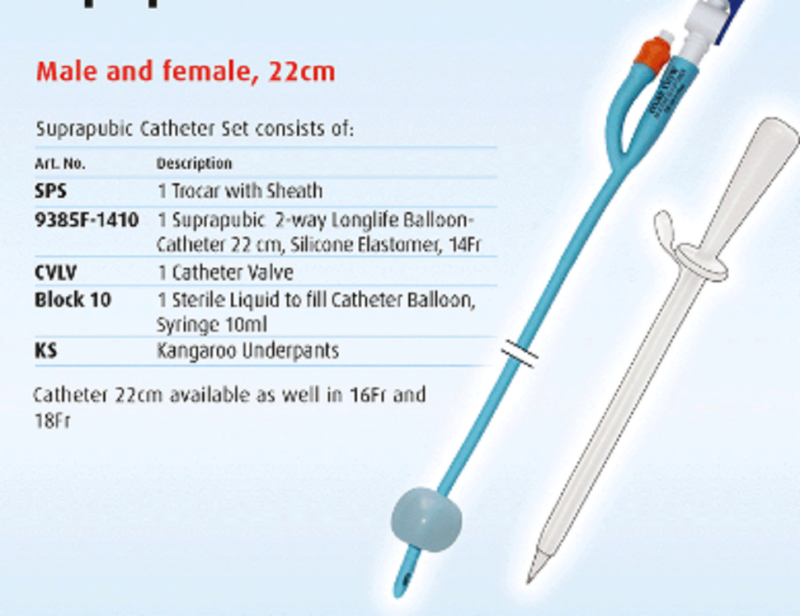 Suprapubic Catheter Set | Marflow AG